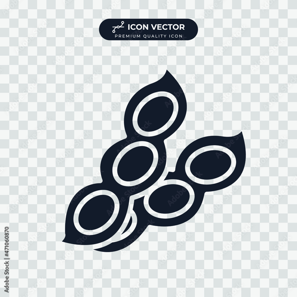 soybeans icon symbol template for graphic and web design collection ...