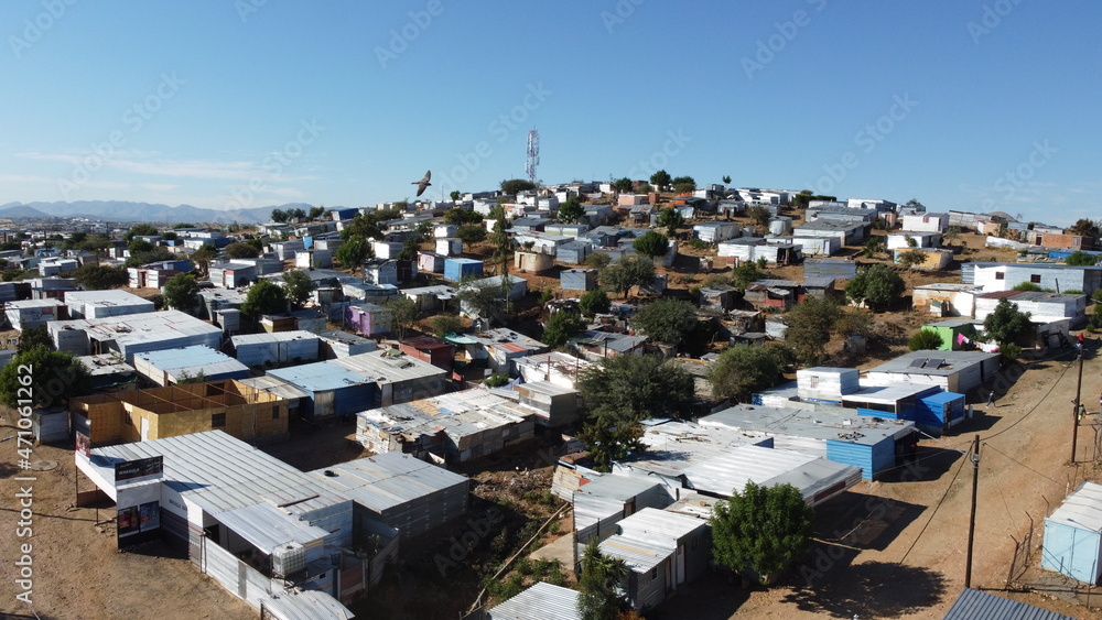 Windhoek Informal Settlement Namibia ภาพถ่ายสต็อก | Adobe Stock