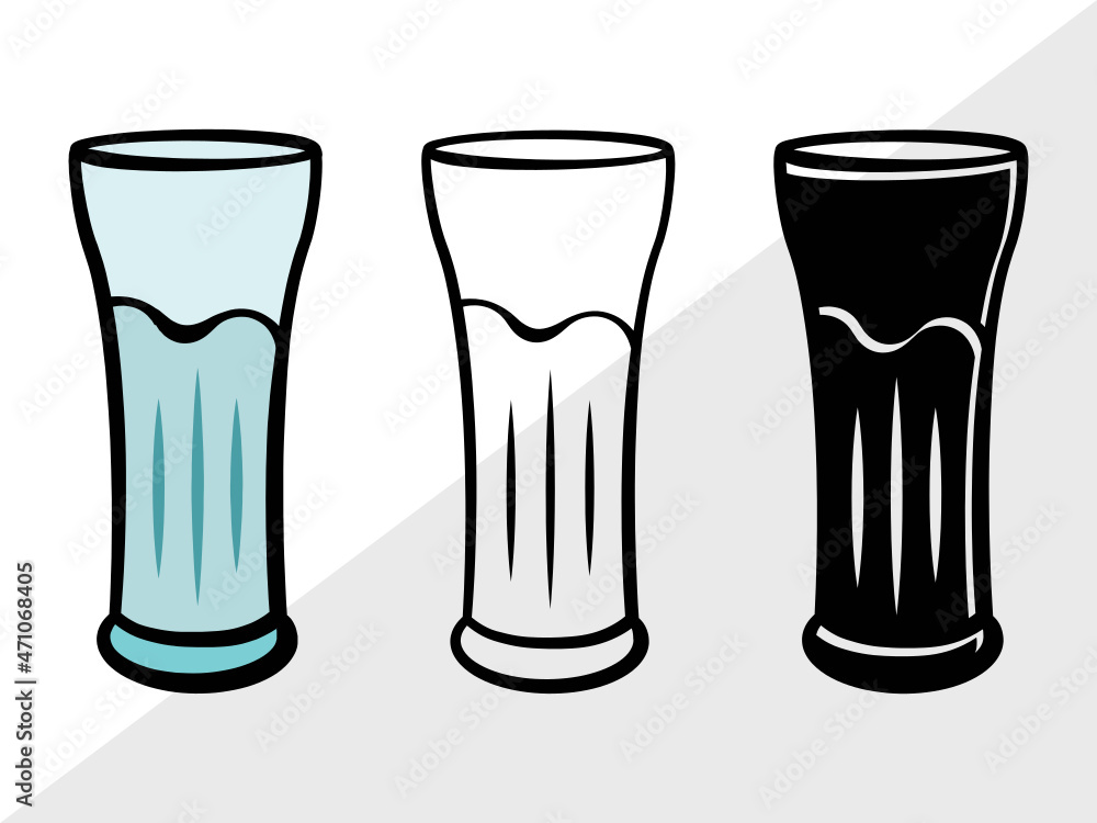 Jug With Glass SVG | Jug Svg | Pitcher Svg | Water Pitcher Svg | Jug ...