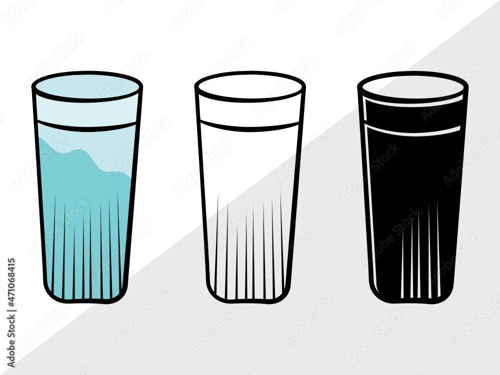 Jug With Glass SVG | Jug Svg | Pitcher Svg | Water Pitcher Svg | Jug ...