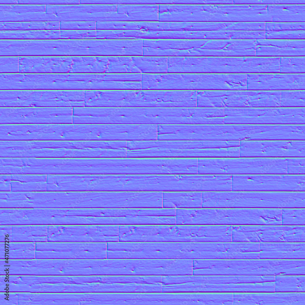 Normal map texture mapping cracked wood plank Stock Photo | Adobe Stock