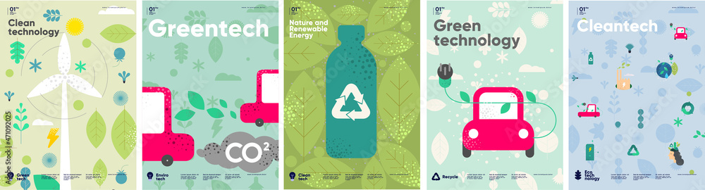 Recycle. Nature and Renewable Energy. Green Energy and Natural Resource ...