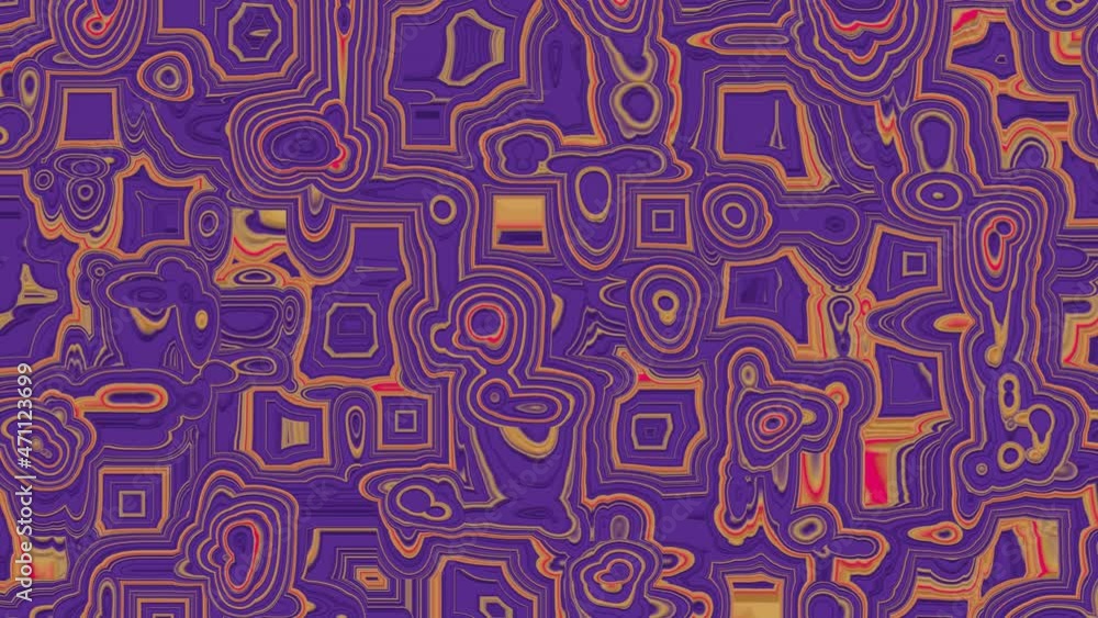 Plastic movable texture, purple spots with yellow and orange plastic ...