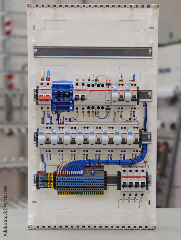 Electrical panel for private apartments on ABB circuit breakers ...