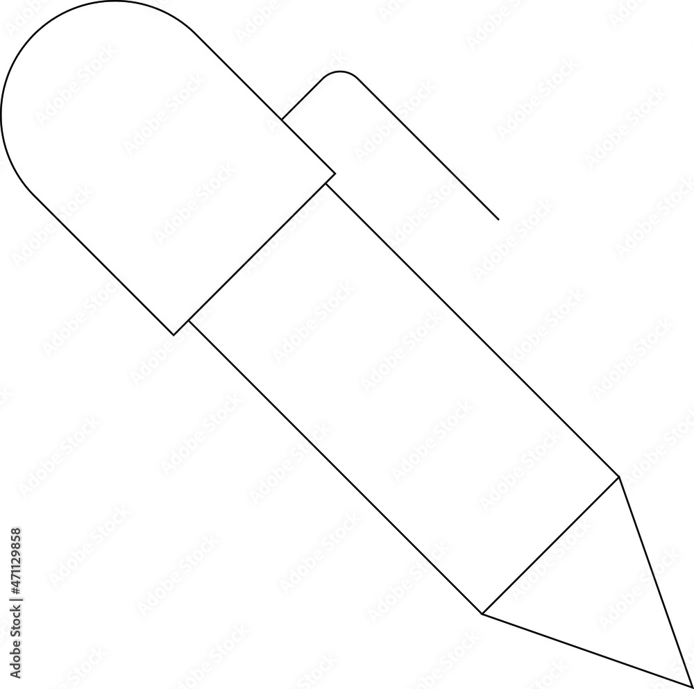 copy writing icons fountain pen and writing Stock Vector | Adobe Stock