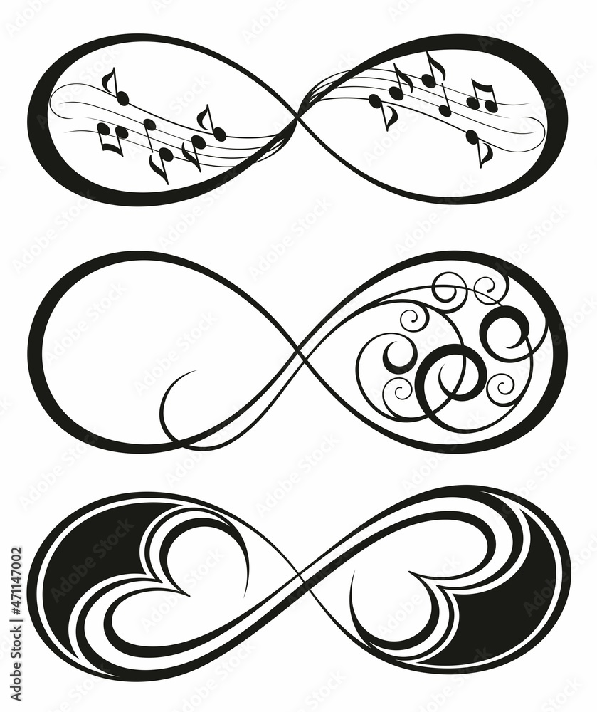 Infinity sign. Infinity flat icon. Mobius strip. Vector logo for web ...