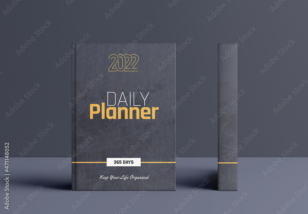 Daily Planner 2022 Layout Stock Template | Adobe Stock