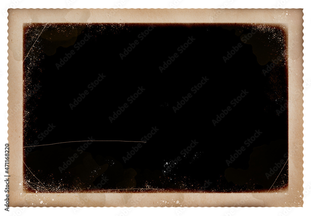 Old paper photo with empty space. Mockup for design Stock Photo | Adobe ...