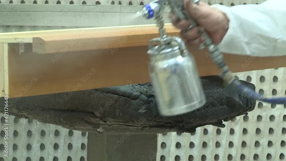 Wood, timber, furniture production factory. Wood, and timber processing ...