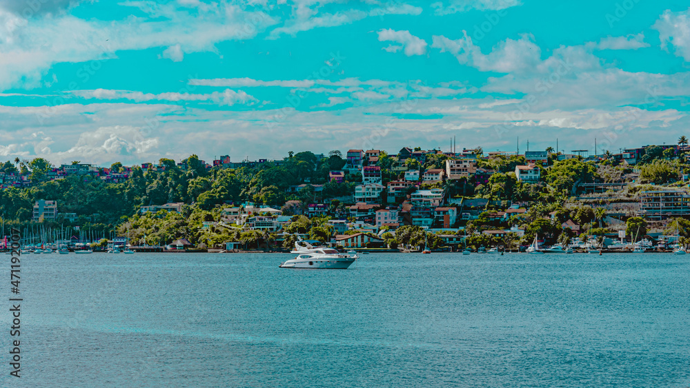 Rio de Janeiro, Brazil - CIRCA 2021: Coastal region of ocean beach ...