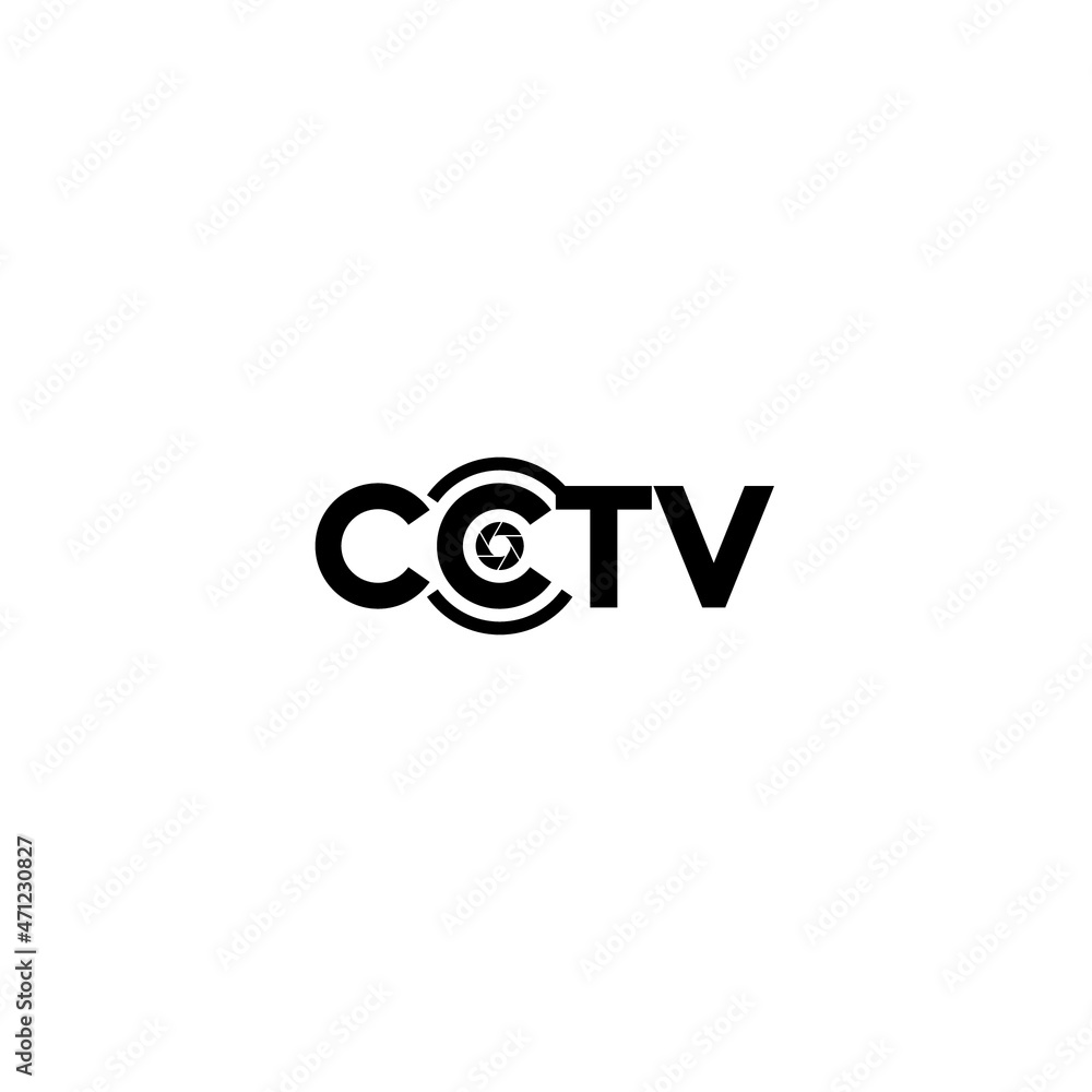 CCTV logo or wordmark design Stock Vector | Adobe Stock
