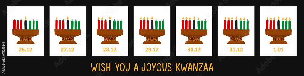 Proper order of lighting the Kinara. Instructions on how to light ...