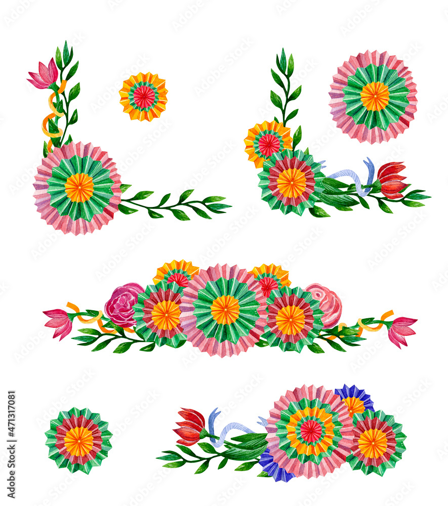 Mexican Borders And Frames