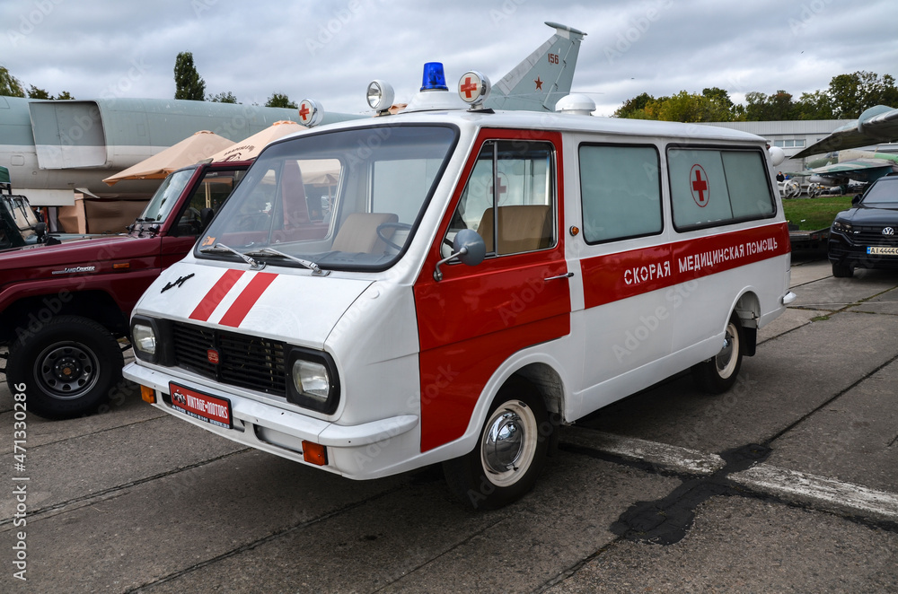 RAF-2203 (Latvija) Soviet minibus widely used as service transport ...