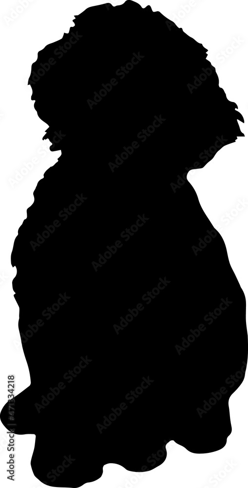 Cockapoo Silhouettes SVG Cocker Spaniel SVG Stock Vector | Adobe Stock