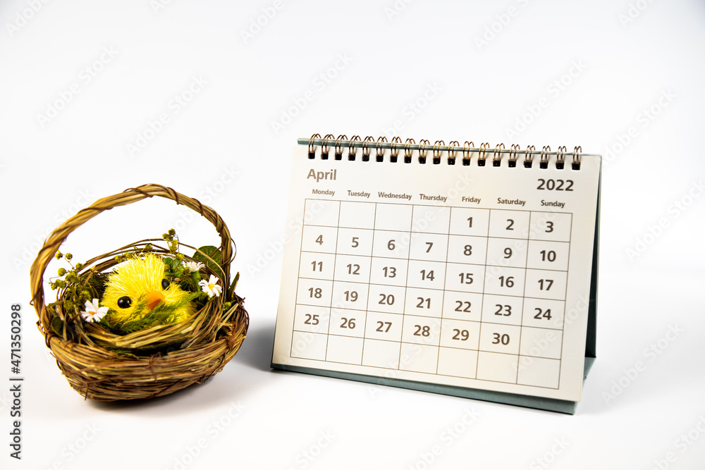 Easter 2022 Calendar