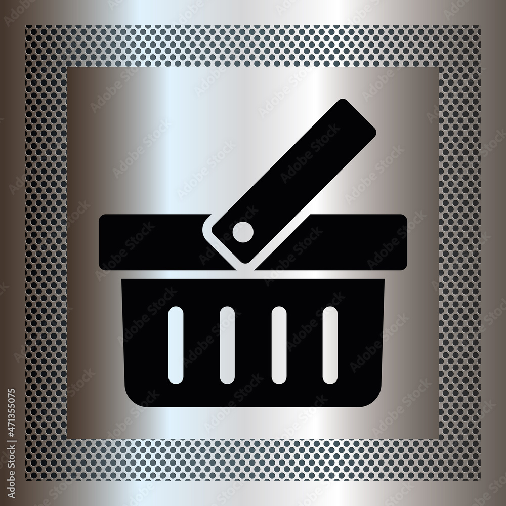 Logo panier. Stock Vector | Adobe Stock