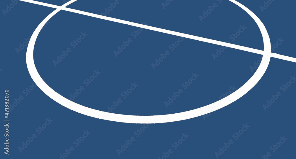 colorful basketball lines on an outdoor court Stock Illustration ...