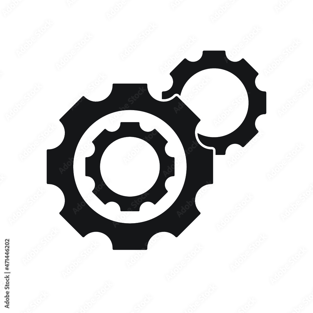 Customize icon with settings sign. Settings icon and customize, setup ...
