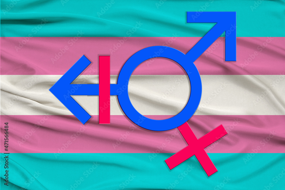 striped Nonbinary Trans Flag: Combining the Non-binary and Transgender ...