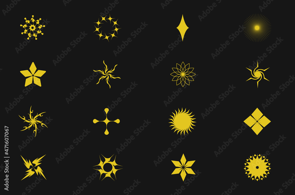 Paragon Shapes Vol.01 (Vector Shapes) Stock-Vektorgrafik | Adobe Stock