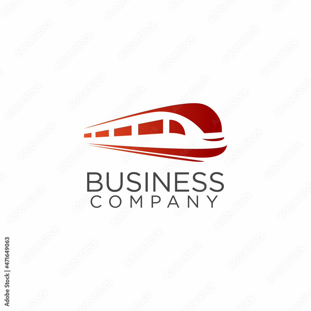 fast train logo design vector, transportation logos, technology logos ...