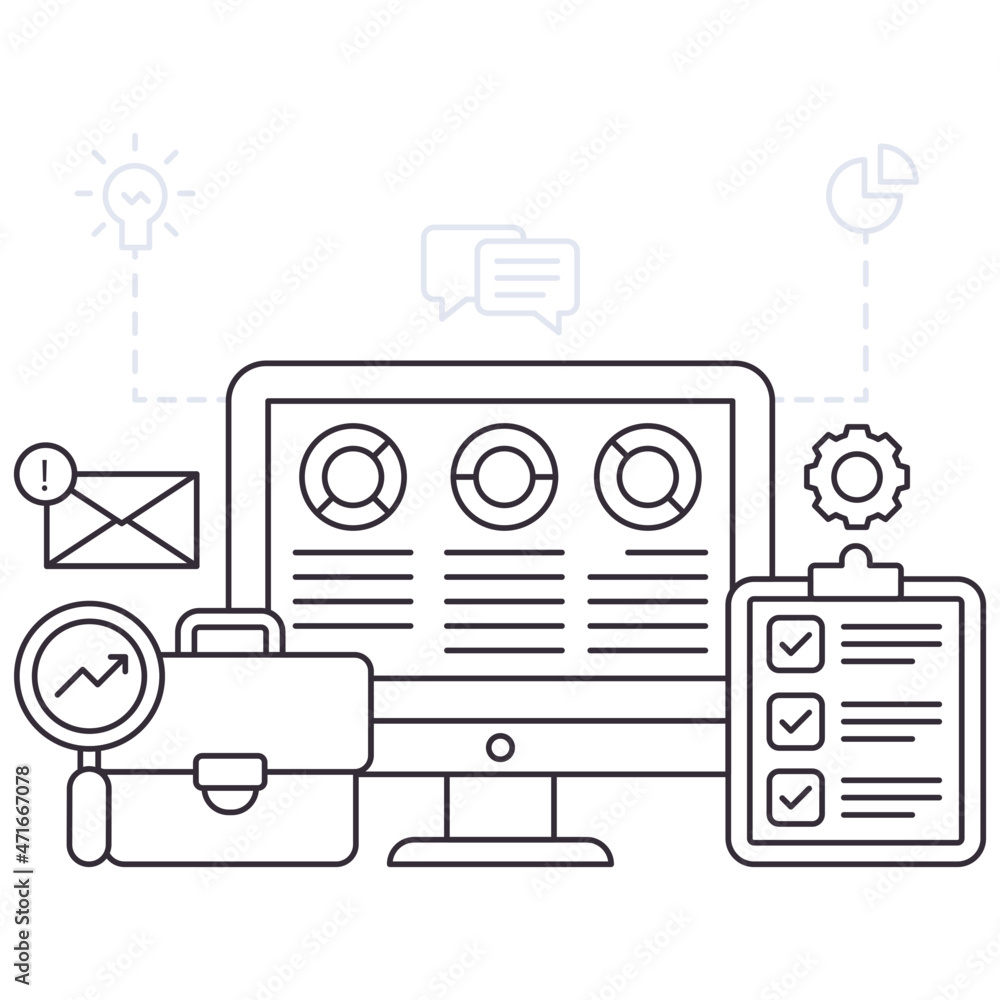 inventory management illustration in unique Stock Vector | Adobe Stock