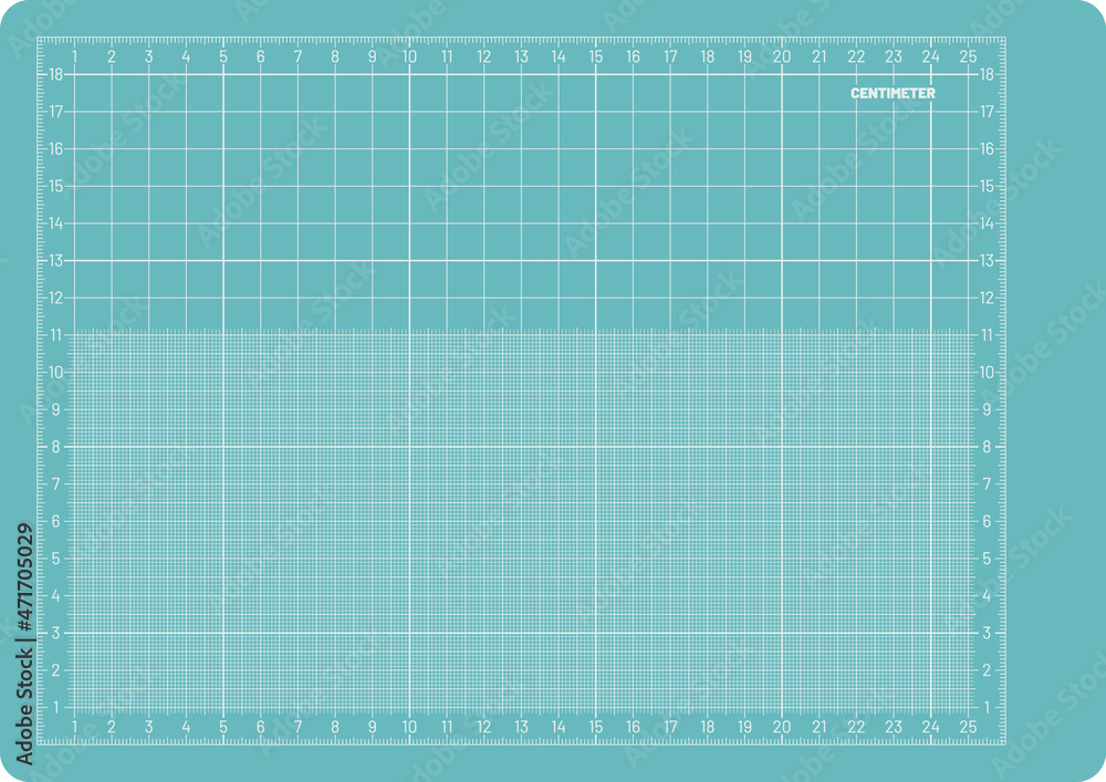 Vector Paper template Design, Format A4 Metric 297x210mm. Grid template ...