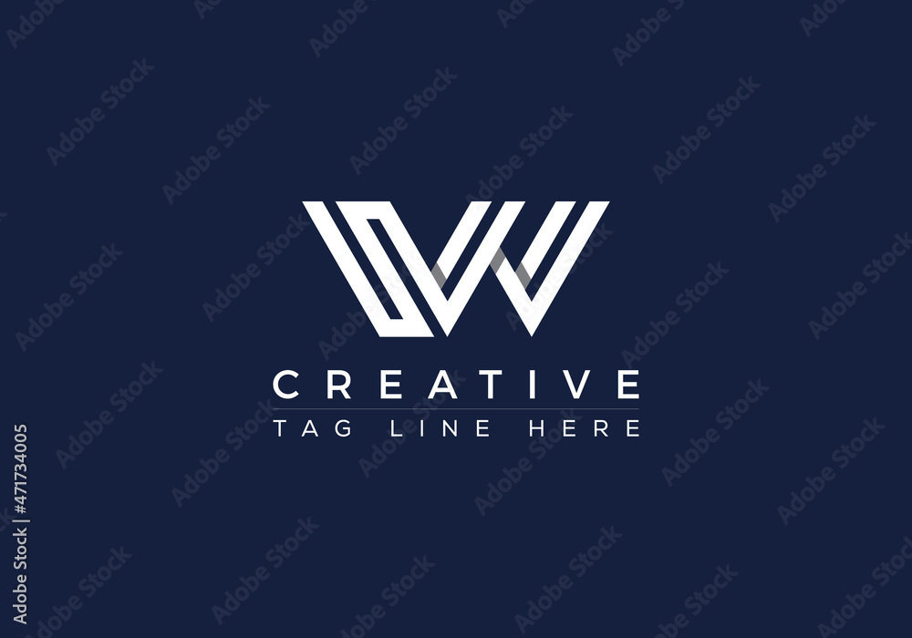 Minimalist Logo Design of Letter W illustration for your business ...