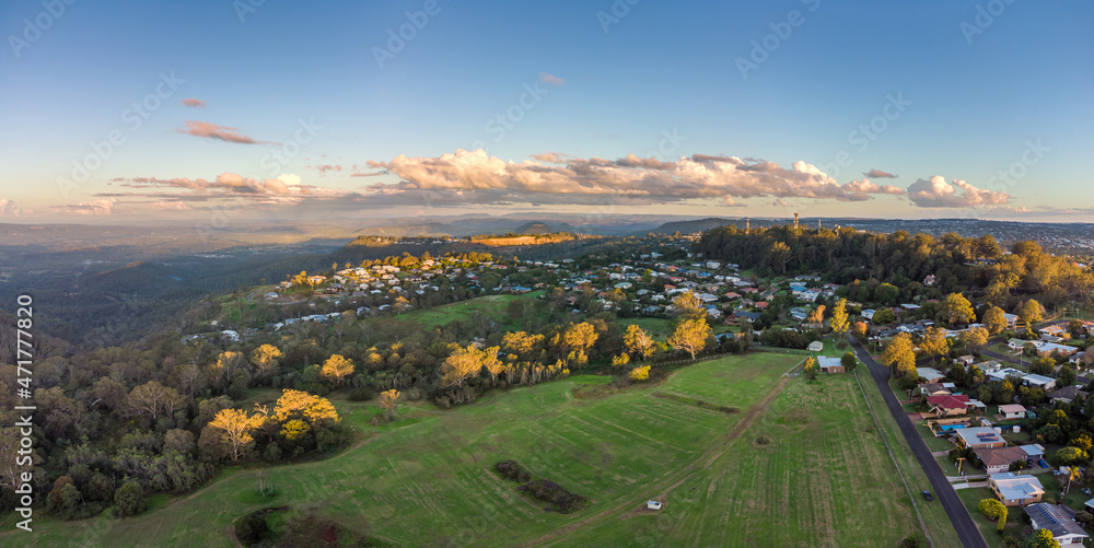 Aerial photo over Mount Lofty Rifle Range Stock Photo | Adobe Stock
