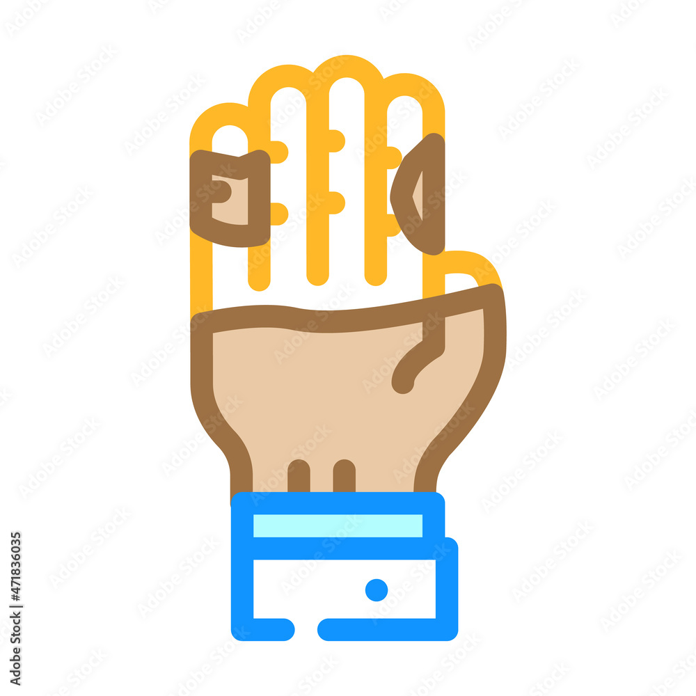 vitiligo skin disease color icon vector. vitiligo skin disease sign ...