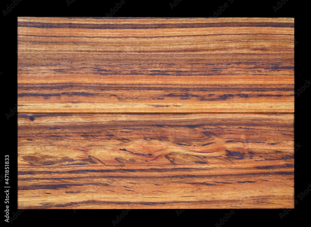 empty dark zebra wood grain table layer or top view brown wooden wall ...