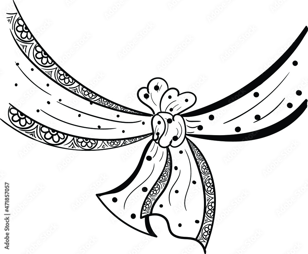 INDIAN WEDDING CLIP ART OF GROOM AND BRIDE KNOT VECTOR ILLUSTRATION ...