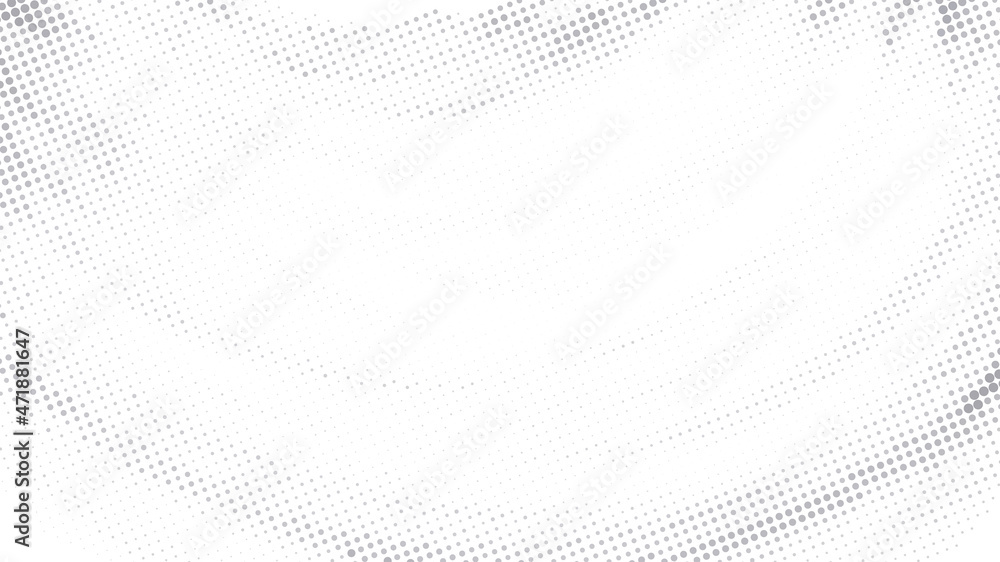 Simple dotted white background with grey dots. Halftone pattern Stock ...