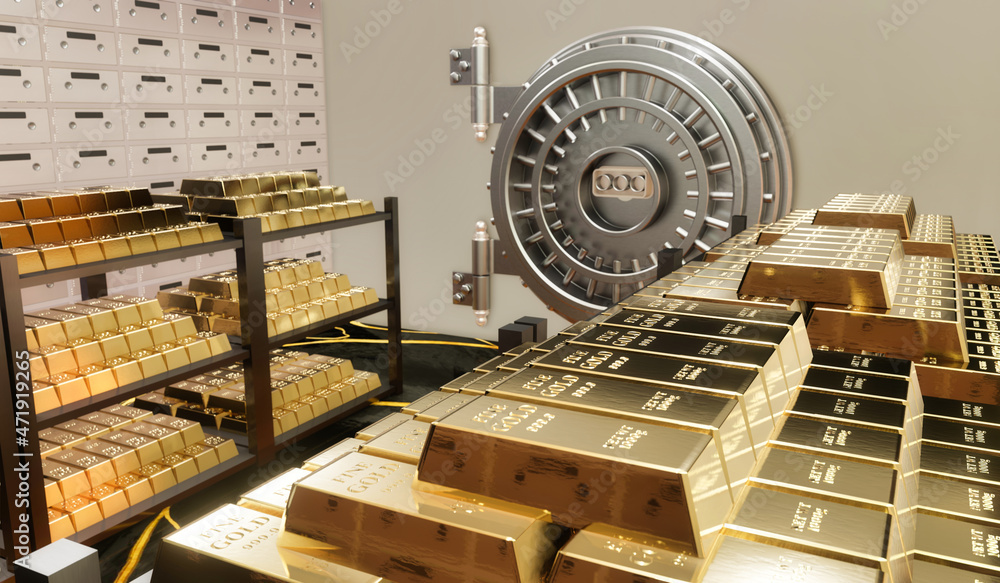 Inside Bank Vault