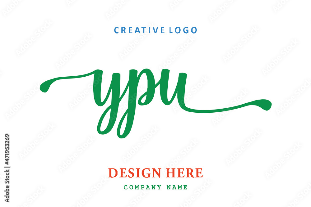 YPU lettering logo is simple, easy to understand and authoritative ...