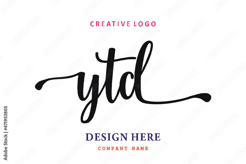 YTD lettering logo is simple, easy to understand and authoritative ...