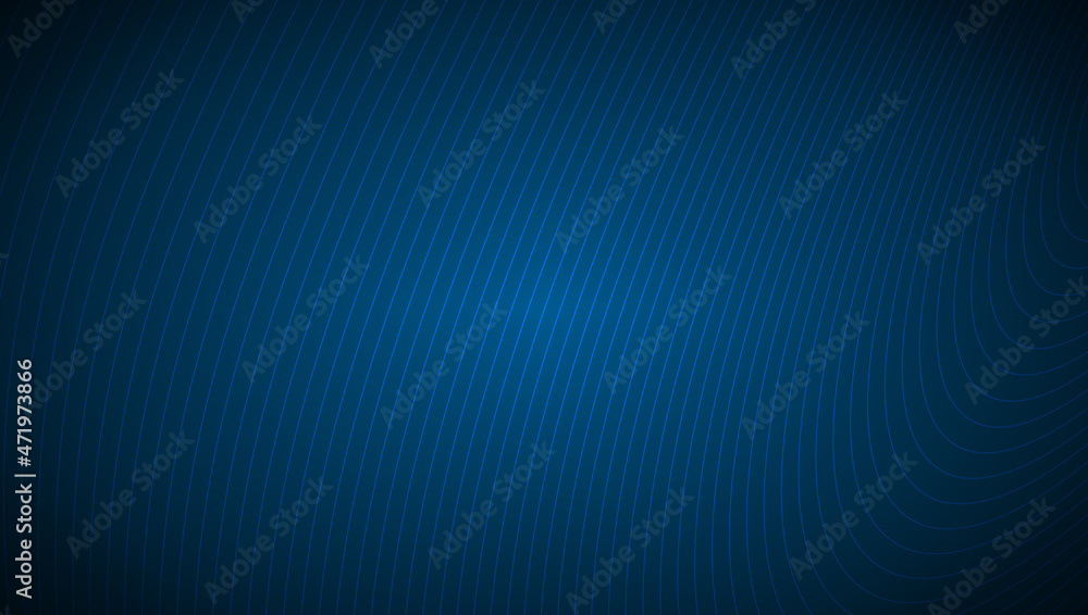 2D Blue Abstract Background With Circular Lines Stock Vector | Adobe Stock