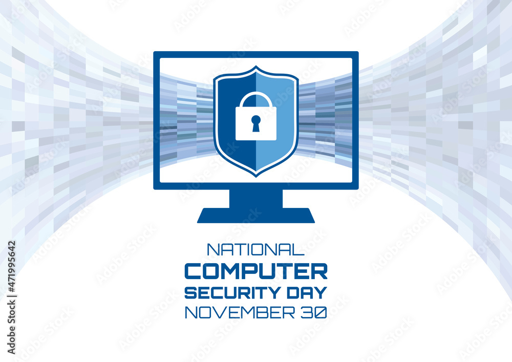 Computer Security Lock Logo