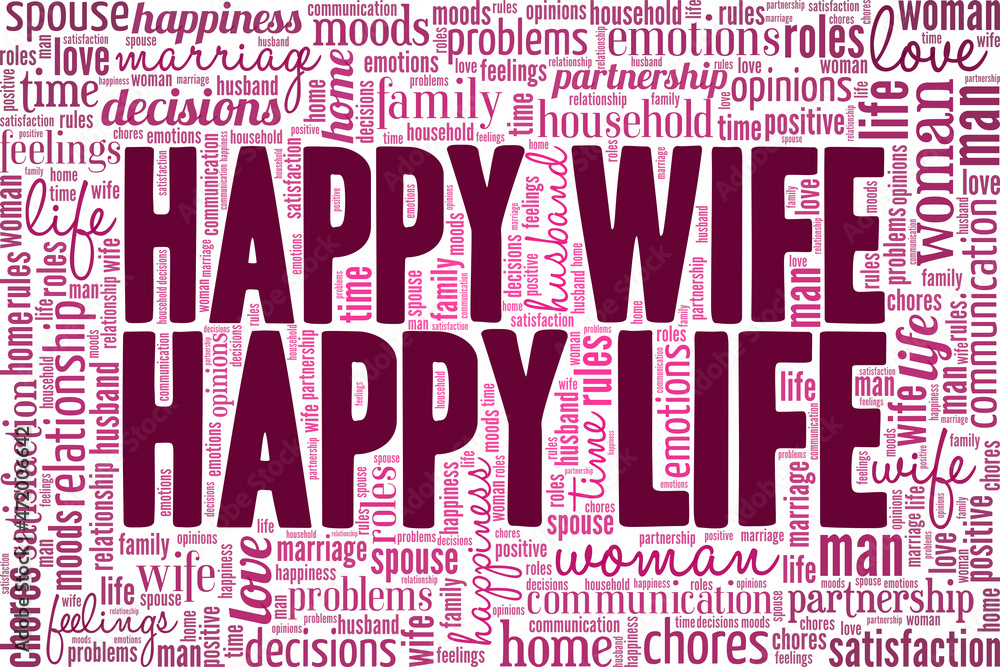 Happy Wife Happy Life Sign