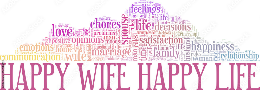 Happy Wife Happy Life Sign