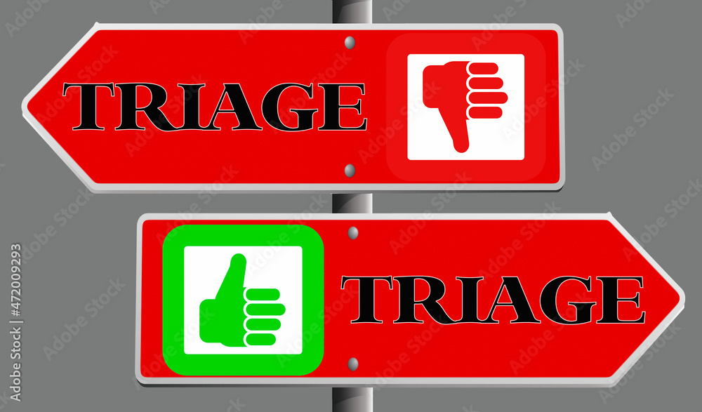 Triage Stock Illustration | Adobe Stock