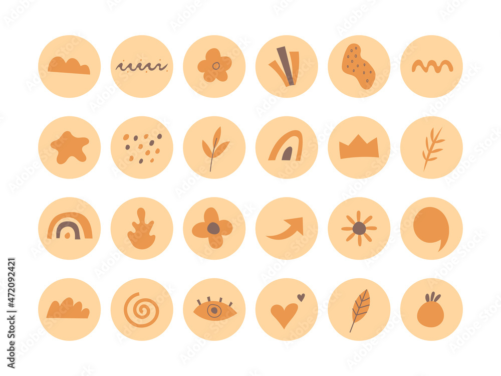 Set of various vector highlight covers. Abstract backgrounds. Various ...