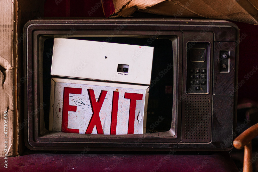 Old Exit Sign
