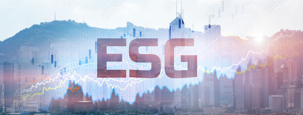 ESG environmental social governance business strategy investing concept ...