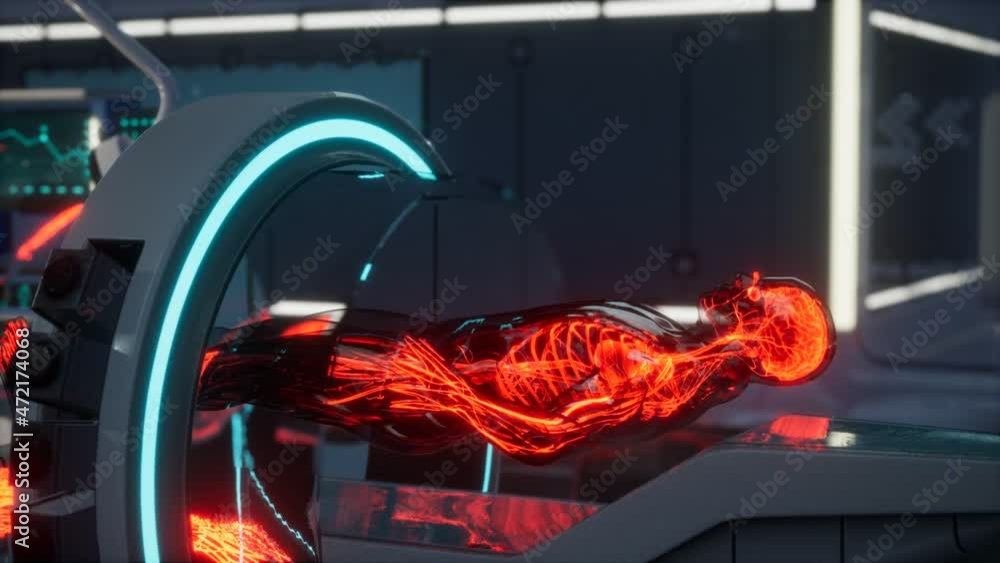 science anatomy scan of human Blood Vessels Stock Video | Adobe Stock