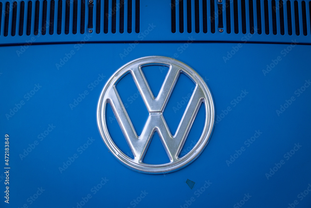 VW logo Stock Photo | Adobe Stock