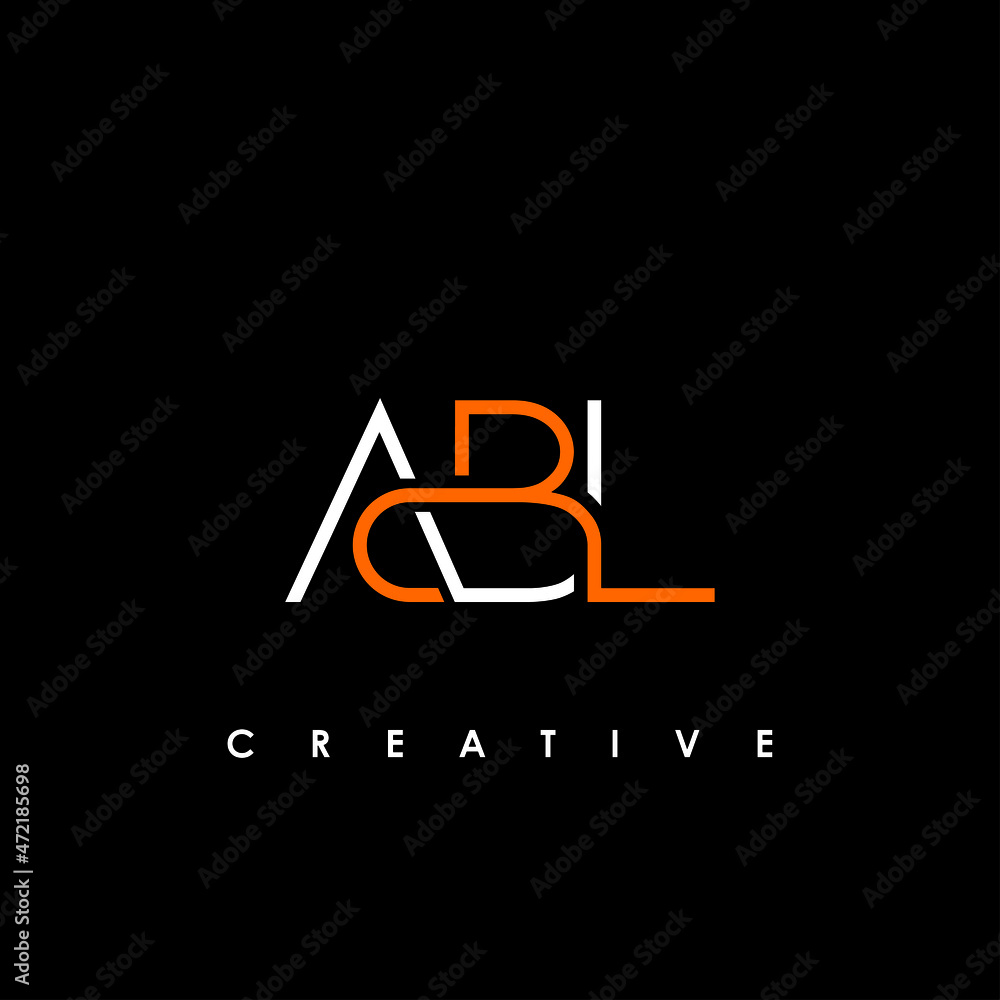 ABL Letter Initial Logo Design Template Vector Illustration Stock ...