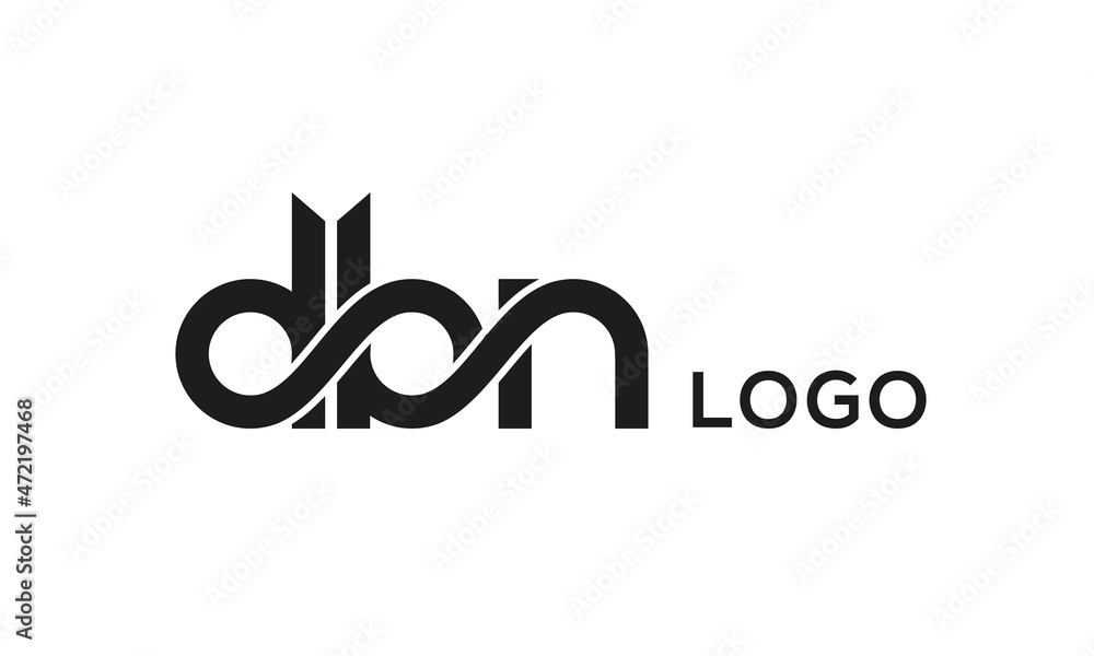Letter DBN creative logo design vector Stock Vector | Adobe Stock