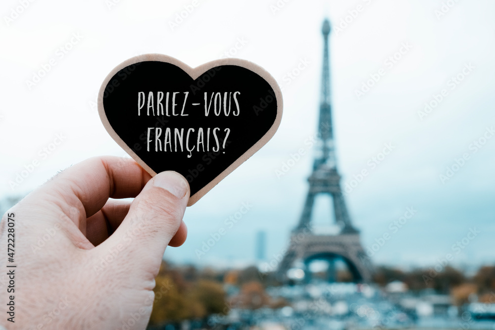 Poster question do you speak French, in French, in Paris – Wall Art ...